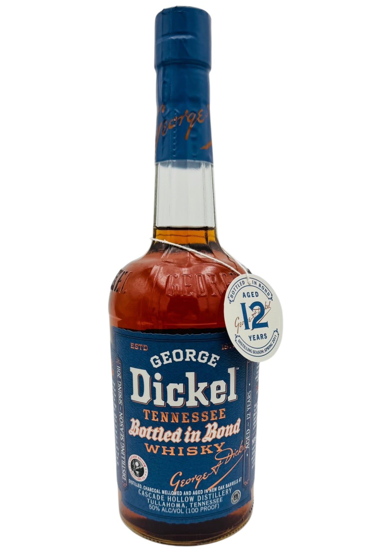 Buy George Dickel 12 Year Old Bottled-in-Bond Tennessee Whisky Online