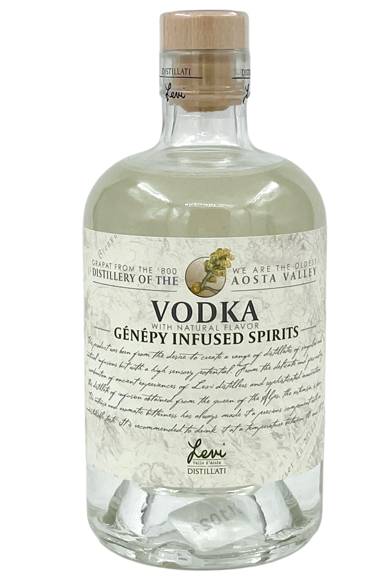 Buy Destillati Levi Vodka infused with Genepy Valle d'Aosta Online