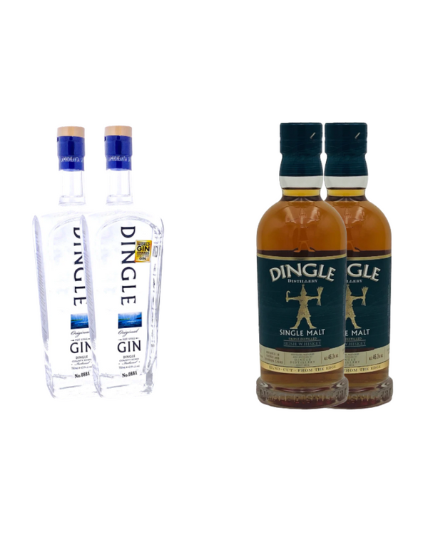 Buy Dingle Single Malt Whiskey and Gin 4 Bottle Collection Online