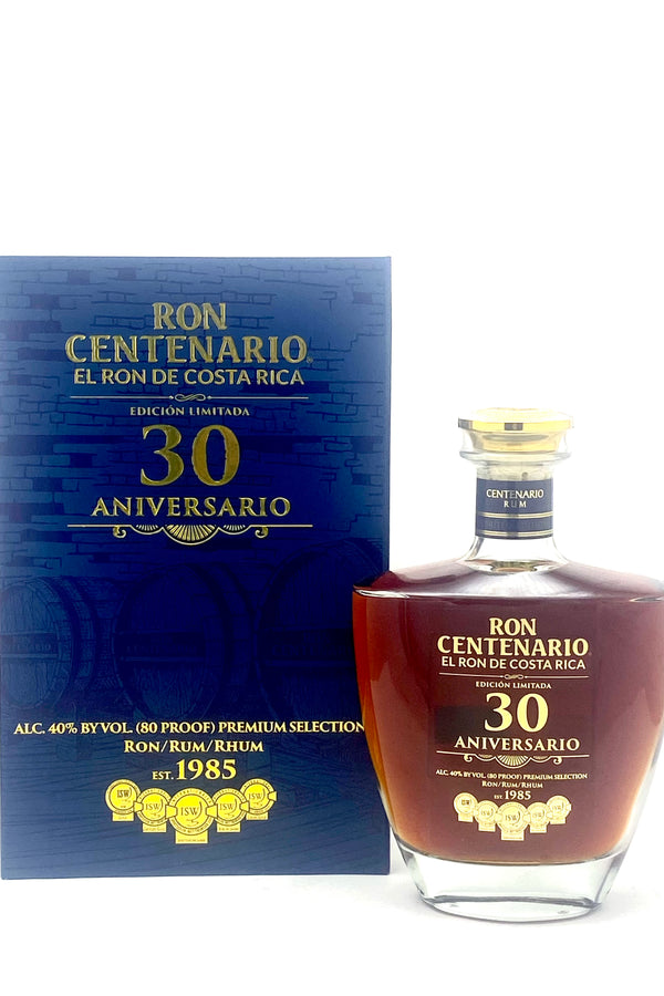 Buy Ron Centenario 30 Year Old Rum Costa Rica Online