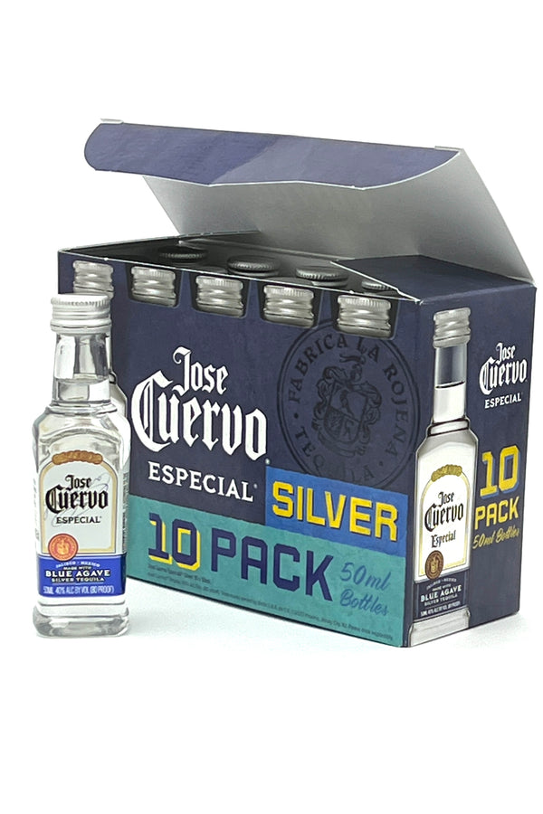 Buy Jose Cuervo Especial Silver Tequila 10 x 50 ml Online