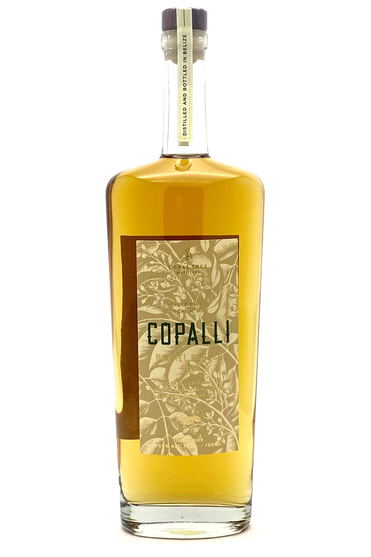 Buy Copalli Barrel-Rested Over Proof Rum Belize 750ml Online